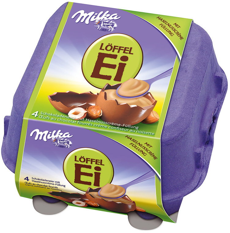 Milka Hazelnut Creme & Chocolate Eggs 4-pack - Safka Continental ...